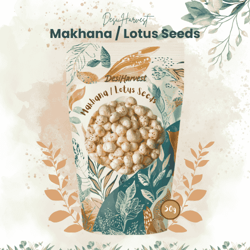 100% Organic Makhana – Crunchy & Healthy Lotus Seeds – DesiHarvest